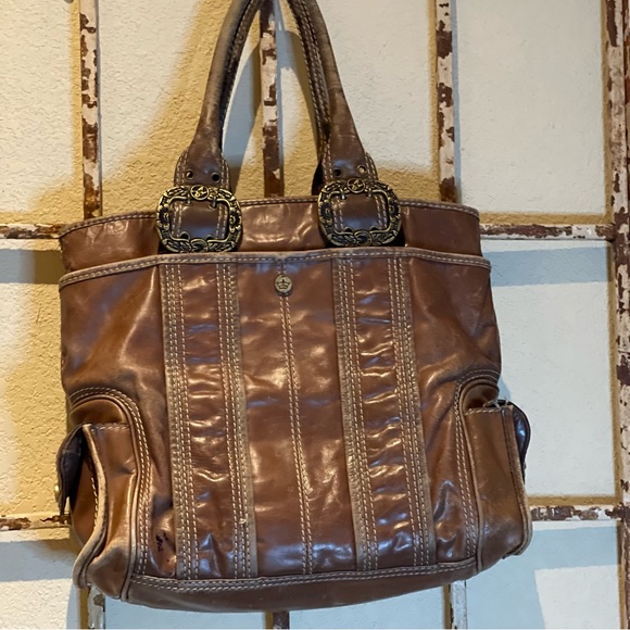 Gianni Bini | Bags | Gianni Bini Fleur De Lis Rare Leather Bag | Poshmark